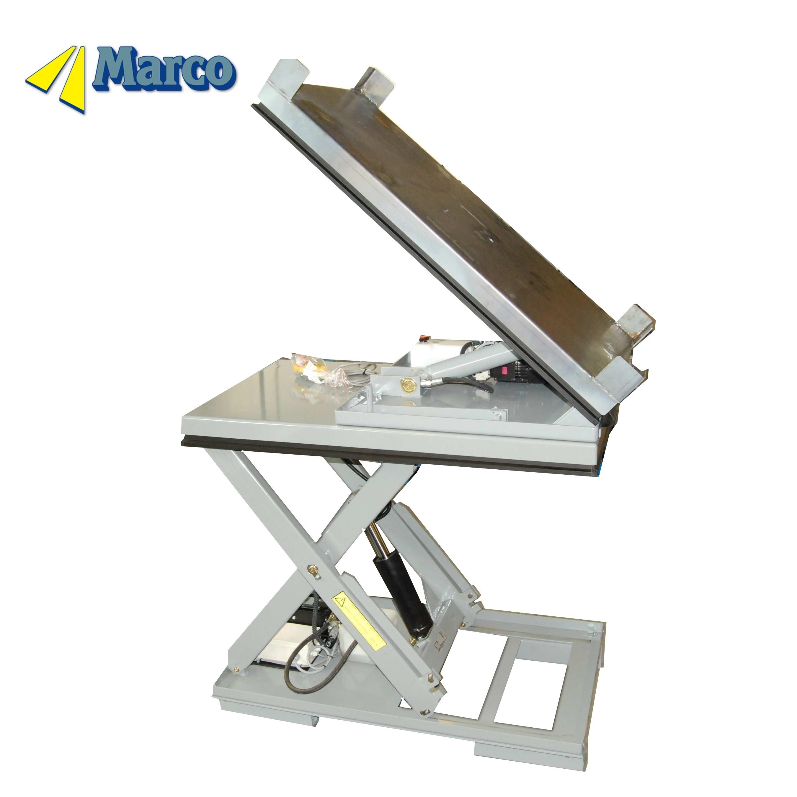 Marco Customsized 40 Degree Tilt Pallet Hydraulic Scissor Lift Table ...